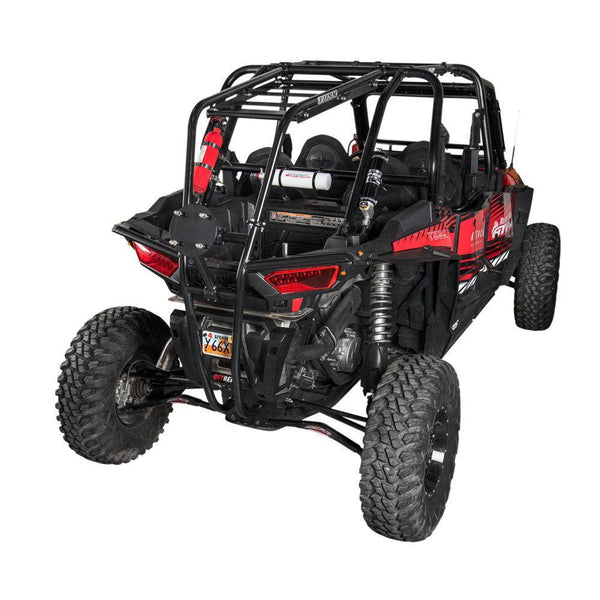 Tusk UTV Rear Bumper, Cargo Rack, and Spare Tire Carrier - Black Market UTV